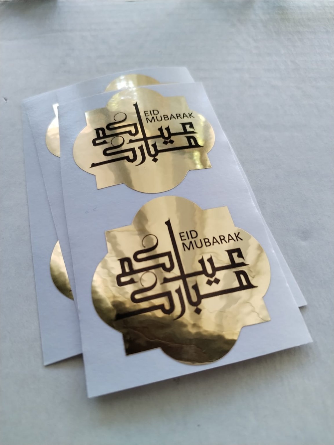 Gold Metallic Labels – Digital Prints